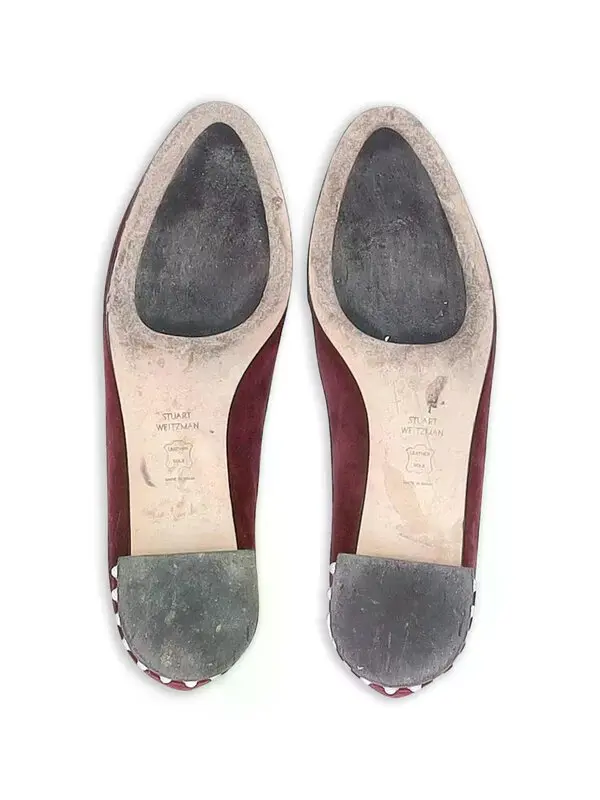 STUART WEITZMAN Pear-embellishment Ballet Flats