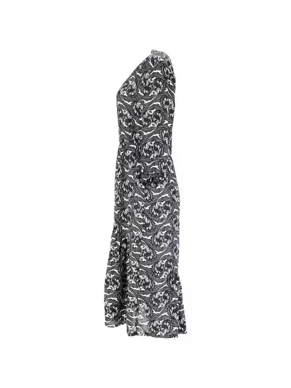 Ba&sh Midi Paisley Print Dress