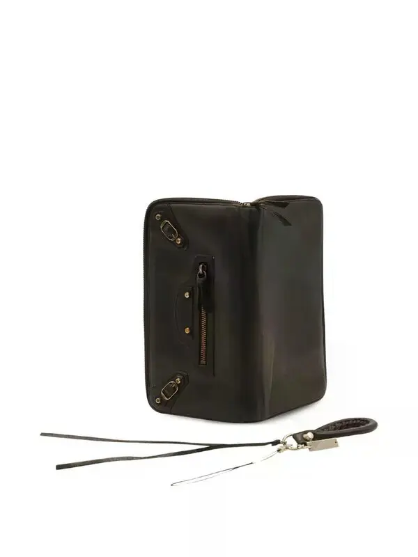 Balenciaga Companion Zip-up Leather Wallet
