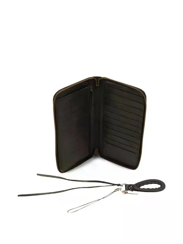 Balenciaga Companion Zip-up Leather Wallet
