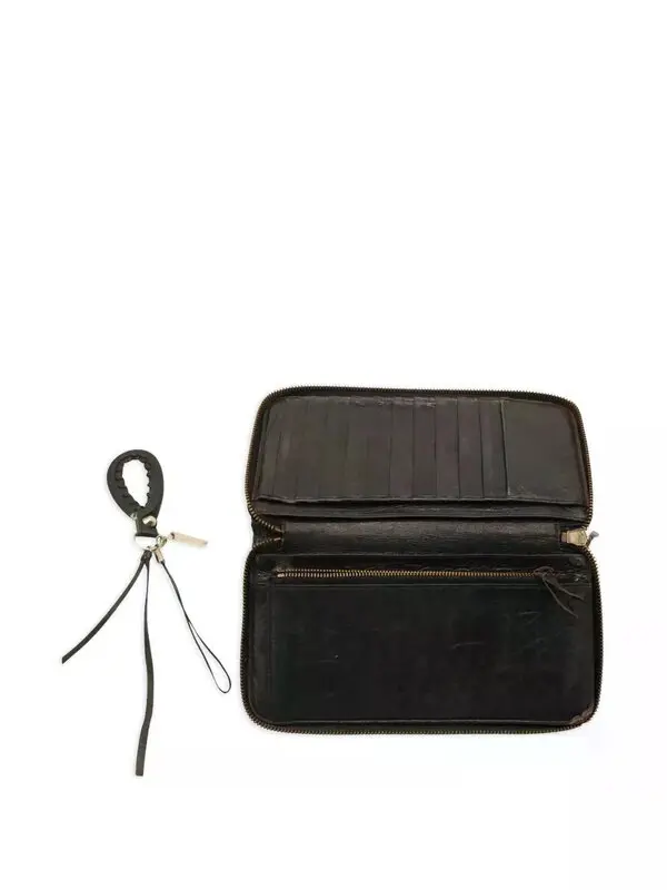 Balenciaga Companion Zip-up Leather Wallet