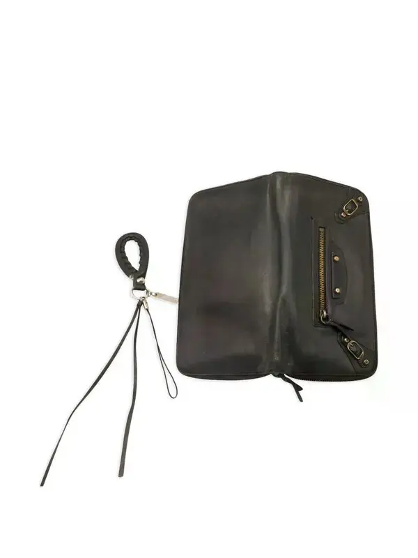 Balenciaga Companion Zip-up Leather Wallet