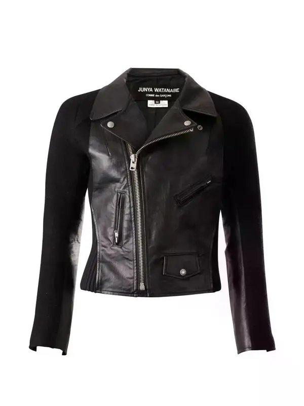 Junya Watanabe Synthetic Leather And Wool Jacket