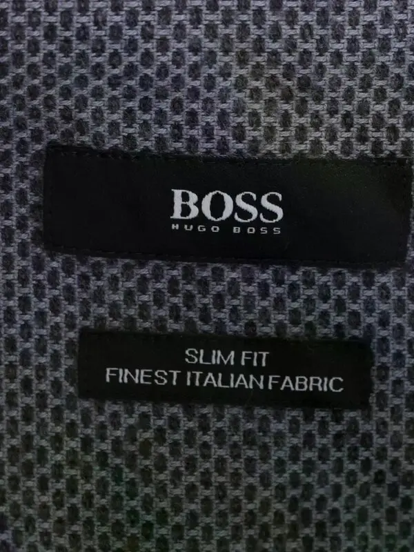 BOSS Buttoned Slim-fit Shirt - Grey