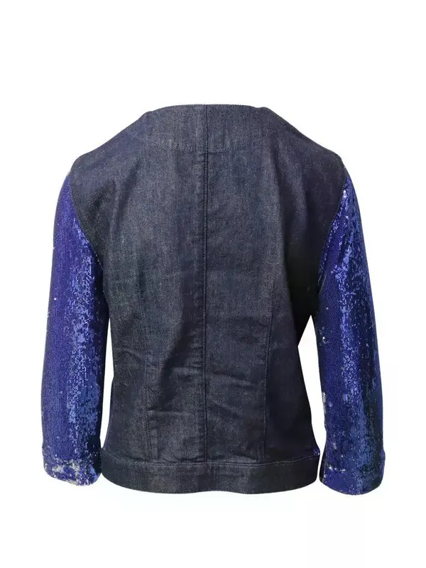 Pinko Sequin Embellished Denim Jacket