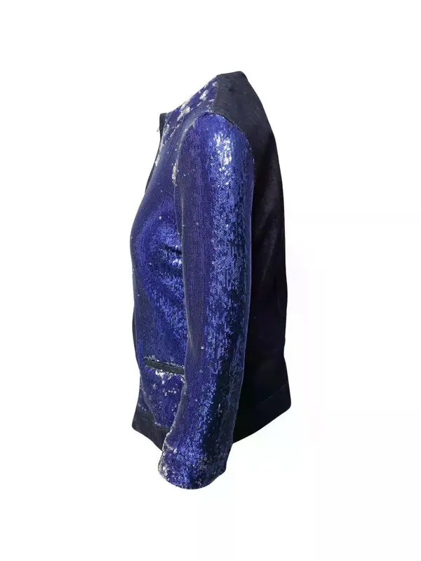 Pinko Sequin Embellished Denim Jacket