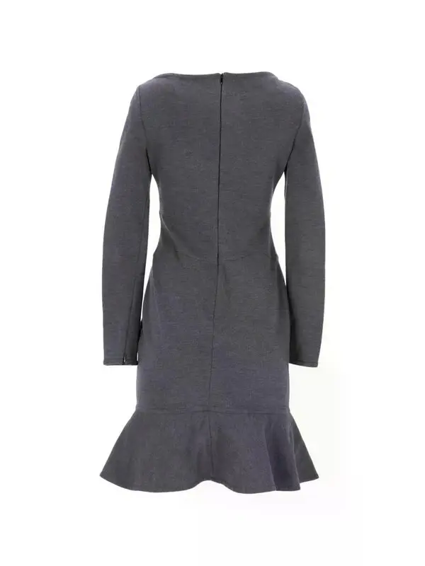 MARIO VALENTINO VINTAGE Flared-hem Wool Dress