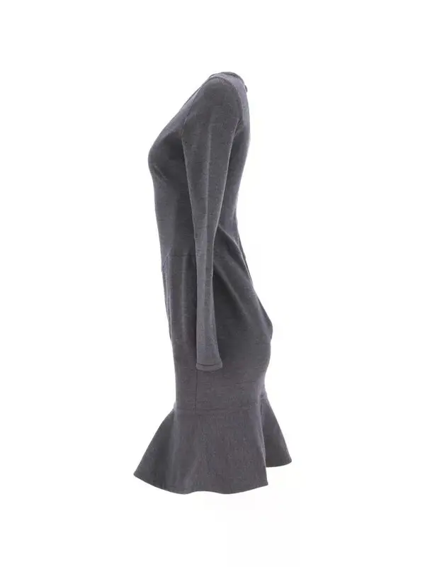 MARIO VALENTINO VINTAGE Flared-hem Wool Dress