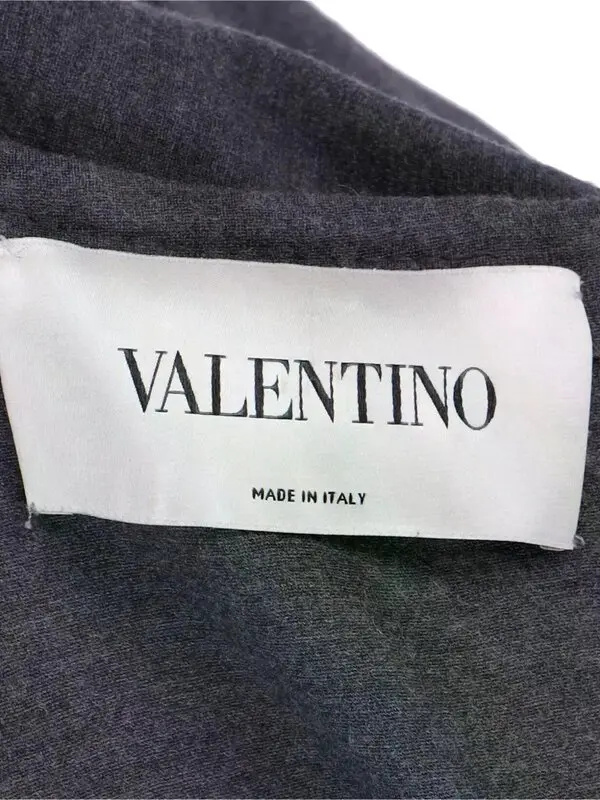 MARIO VALENTINO VINTAGE Flared-hem Wool Dress