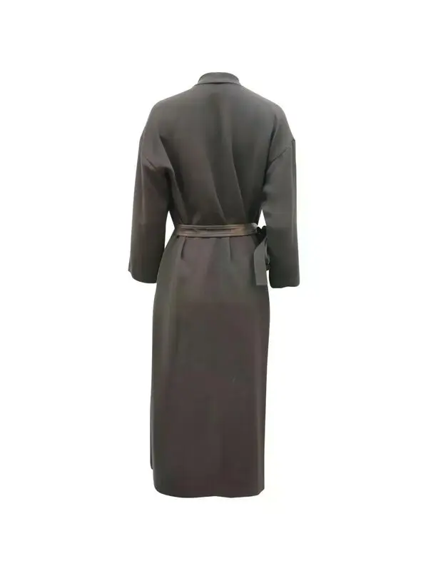 Vince Belted Midi Wrap Dress