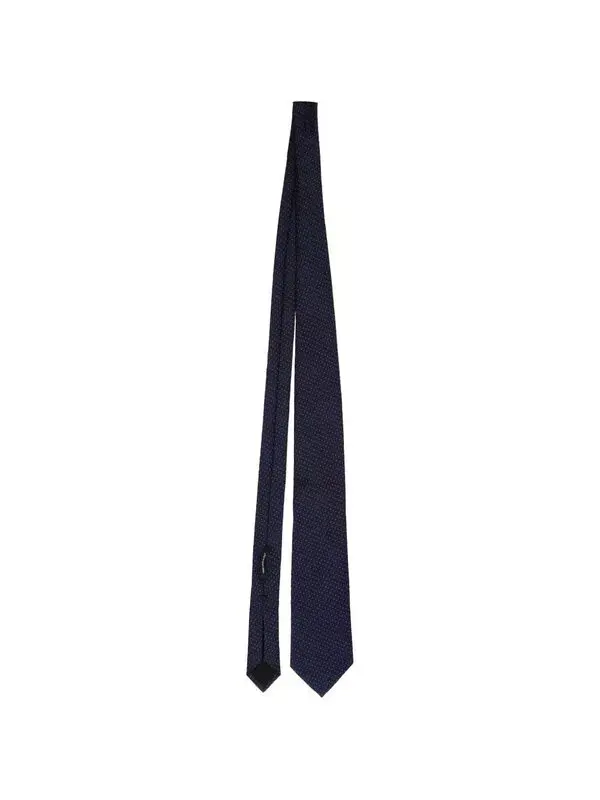 BOSS Dot-pattern Neck Tie - Blue