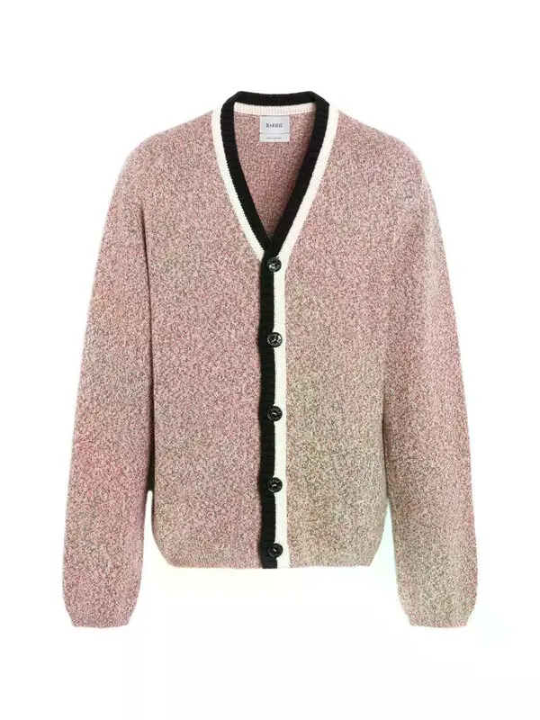 BARRIE V-neck Buttoned Cashmere Cardigan