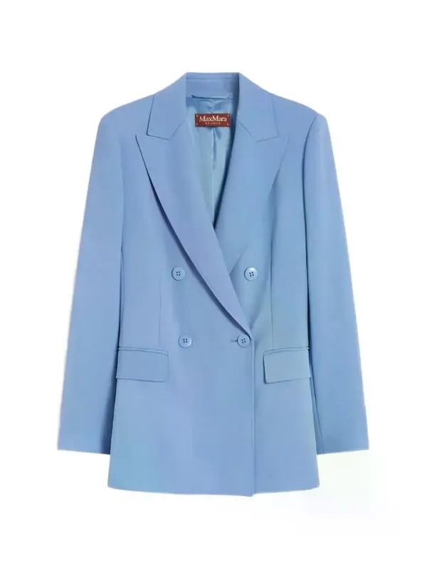 Max Mara Grembo Double-breasted Blazer - Blue