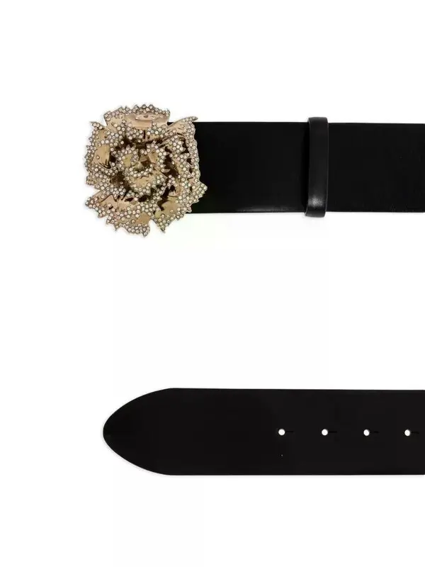 Alexander McQueen Floral-buckle Belt