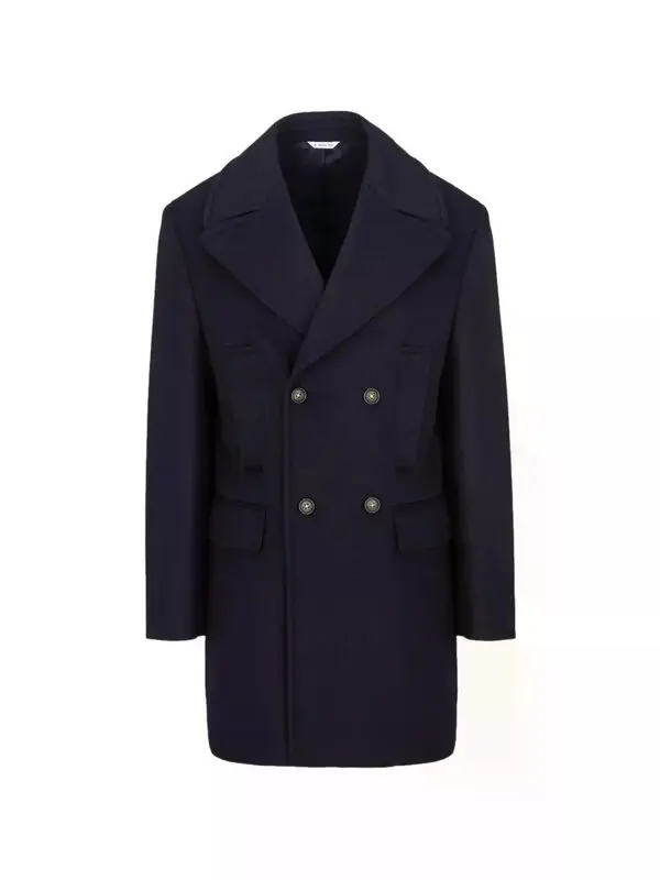 MANUEL RITZ Flap-pocket Double-breasted Coat
