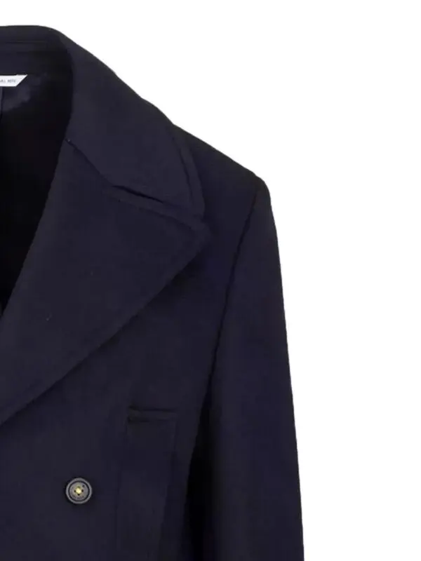 MANUEL RITZ Flap-pocket Double-breasted Coat