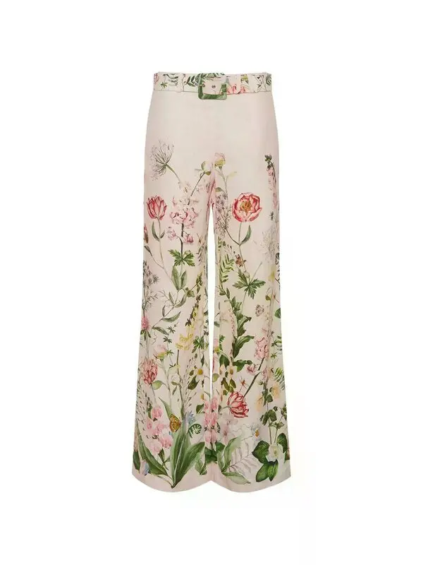 Cara Cara Mayflower Floral-pattern Trousers