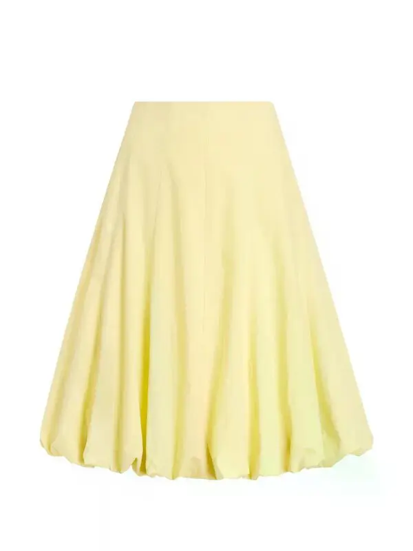 Proenza Schouler White Label Kyra Rumpled Mini Skirt - Yellow