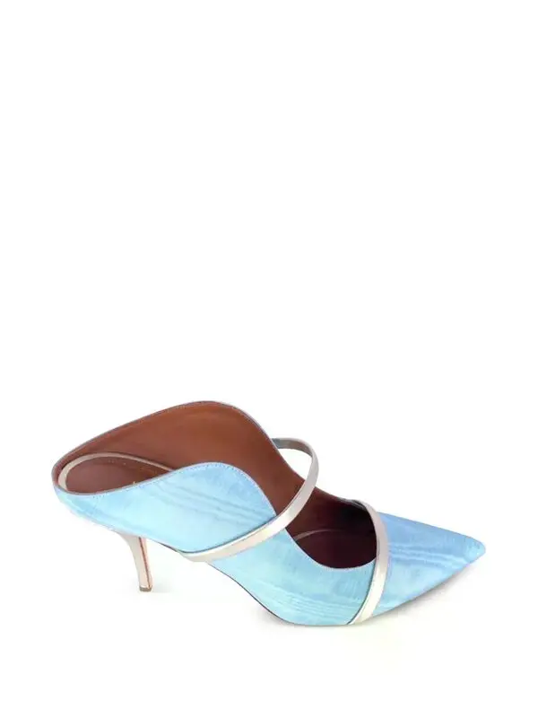 MALONE SOULIERS Maureen Pointed-toe Mules - Blue