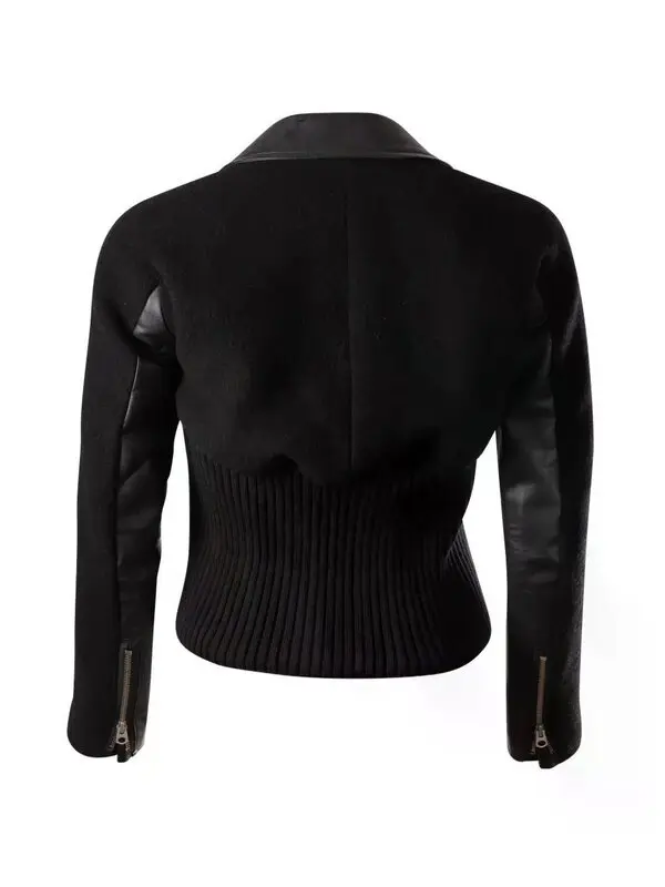 Junya Watanabe Synthetic Leather Wool Jacket