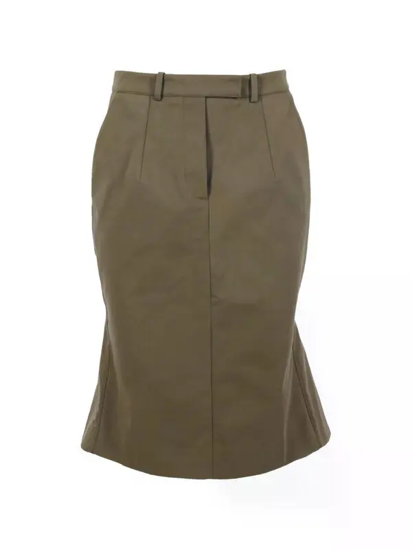 Alexander McQueen Flared Knee-length Skirt - Green