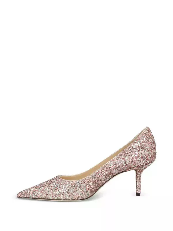 JIMMY CHOO Love Glitter Pumps - Pink