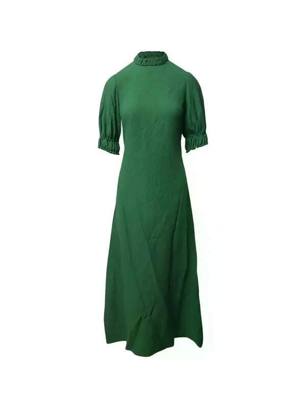 EMILIA WICKSTEAD Cloqué Cutout Dress - Green