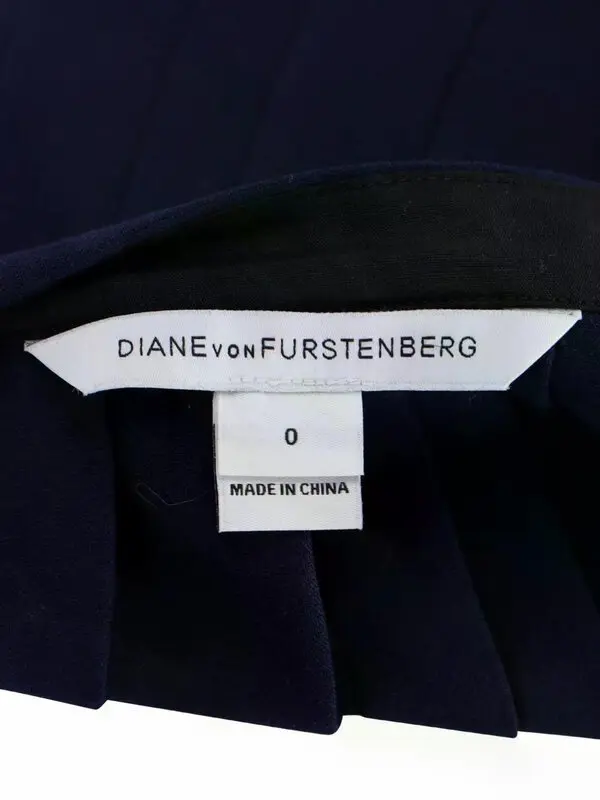 Diane Von Furstenberg Pleated A-line Midi Skirt