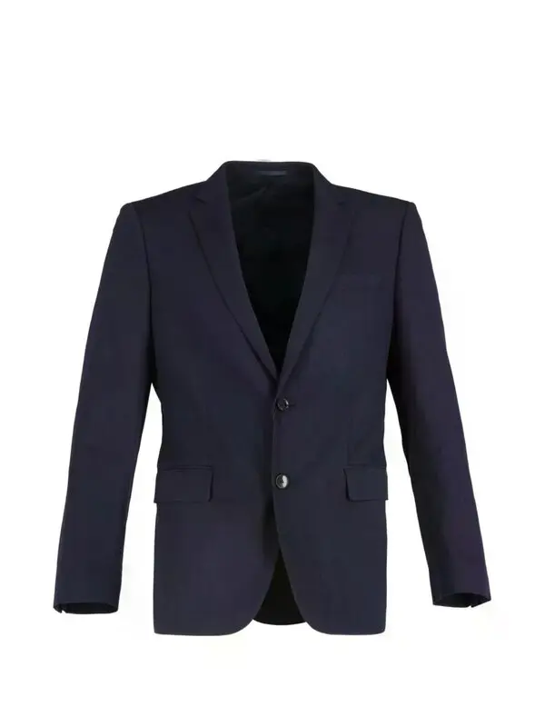 Hugo Single-breasted Blazer - Blue