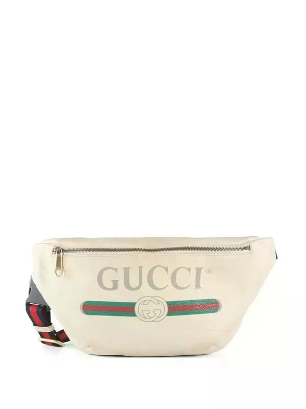 Gucci Leather Belt Bag - Neutrals
