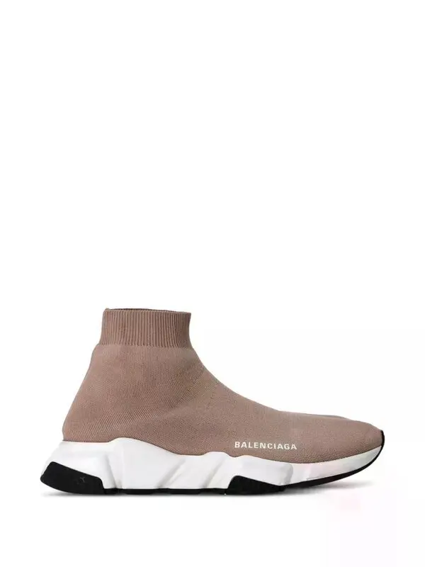 Balenciaga Logo Sneakers - Neutrals