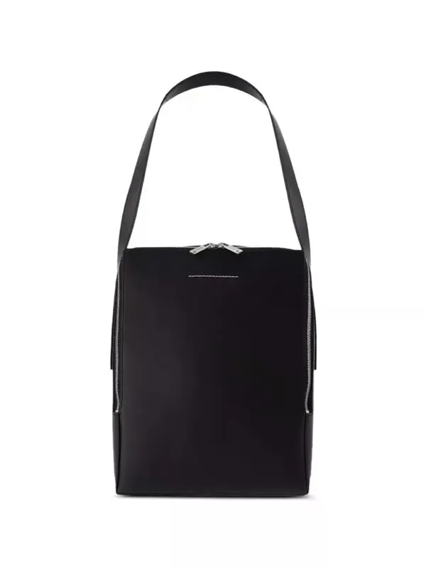 MAISON MARGIELA Ergo Leather Shoulder Bag - Black