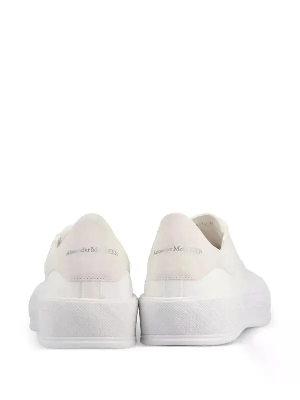 Alexander McQueen Canvas Rubber Sole Sneakers