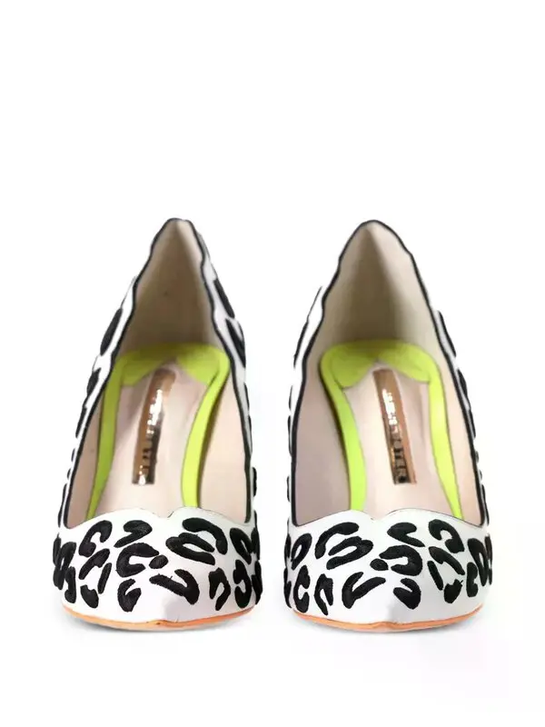 SOPHIA WEBSTER Leather Pointed Toe Heeled Pumps
