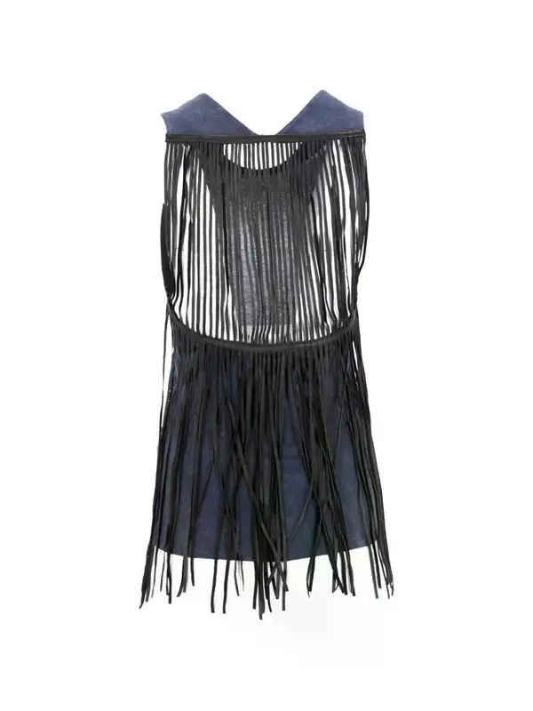 Theory Fringed Sleeveless Top