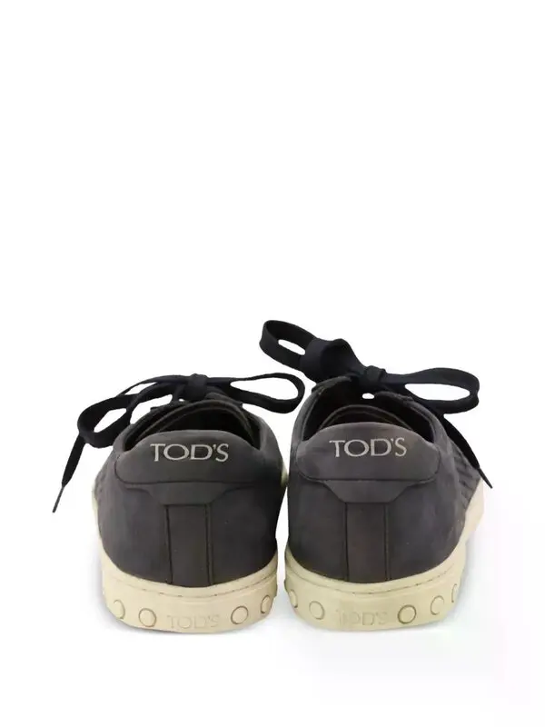 TOD'S Perforated Lace-up Sneakers - Blue