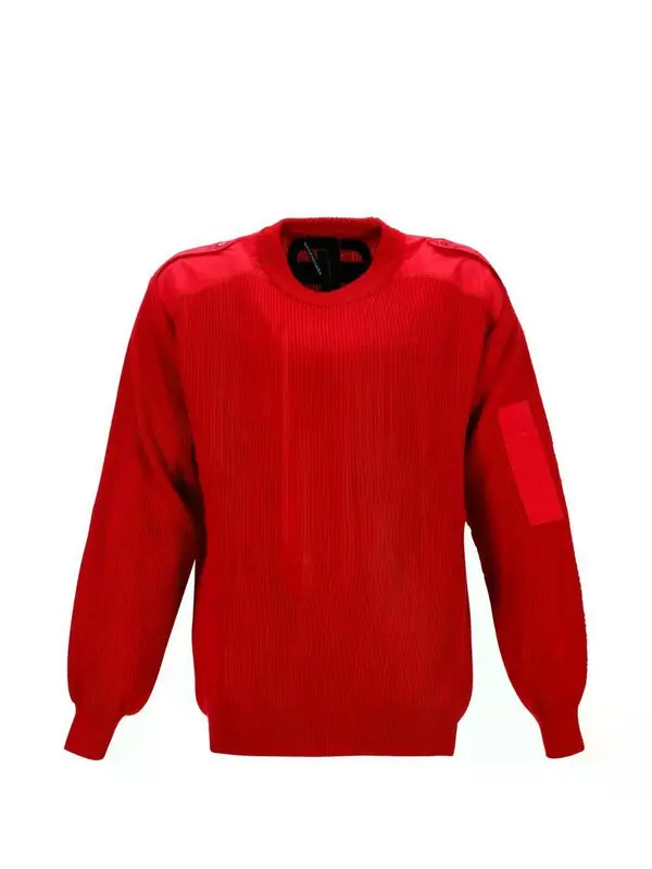 Balenciaga Ribbed-knit Sweater - Red