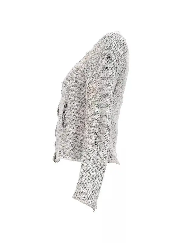 IRO PARIS Distressed Cotton Jacket