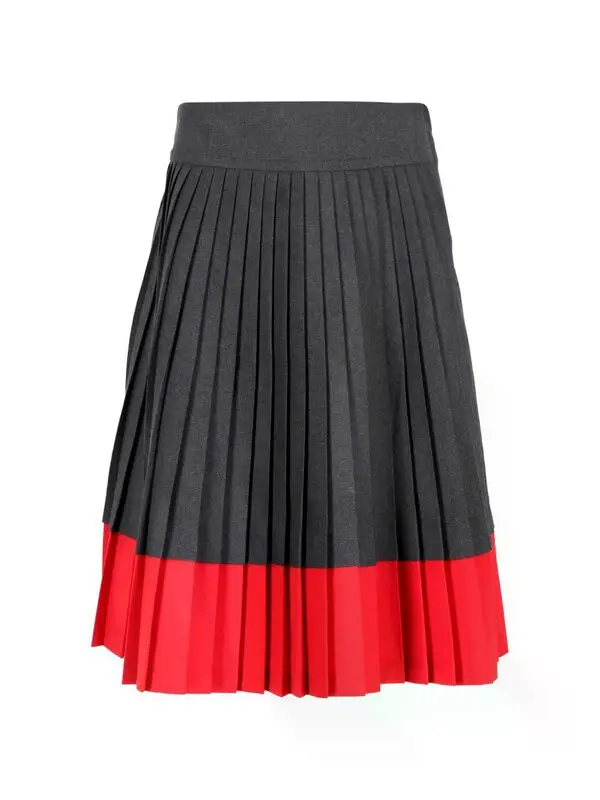Marc Jacobs Pleated Midi Skirt - Black