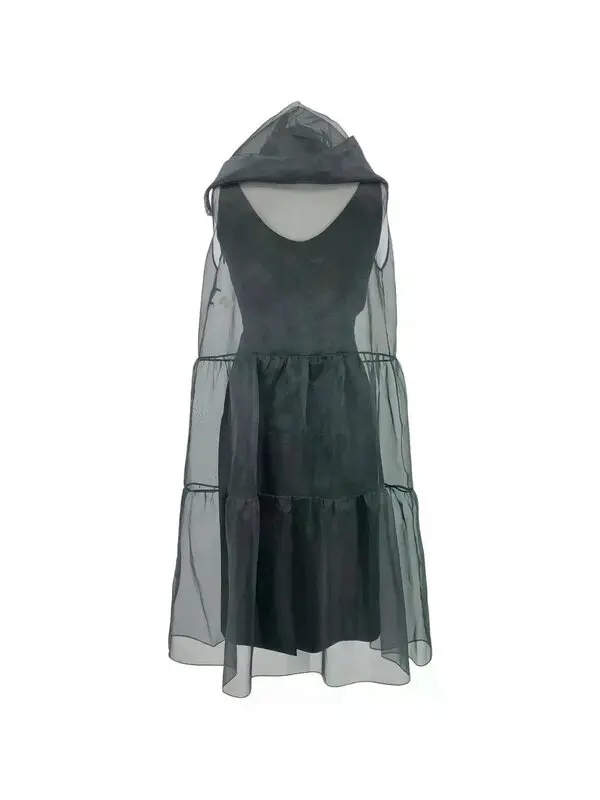 Moschino Shift Tulle A-line Midi Dress