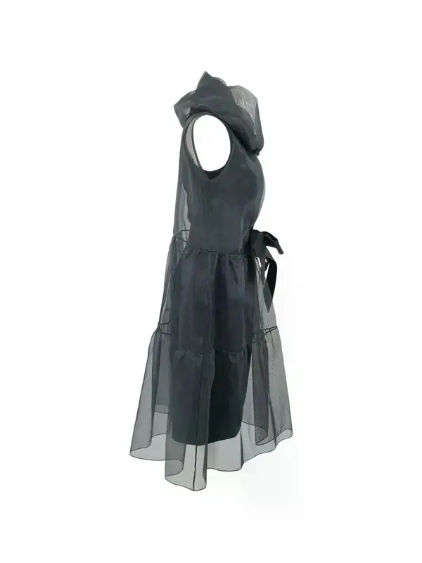Moschino Shift Tulle A-line Midi Dress