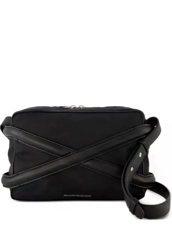 Alexander McQueen Logo-detail Messenger Bag - Black