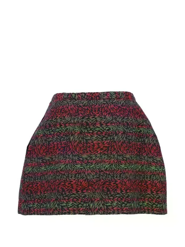 Kenzo Graphic-print Wrap Mini Skirt