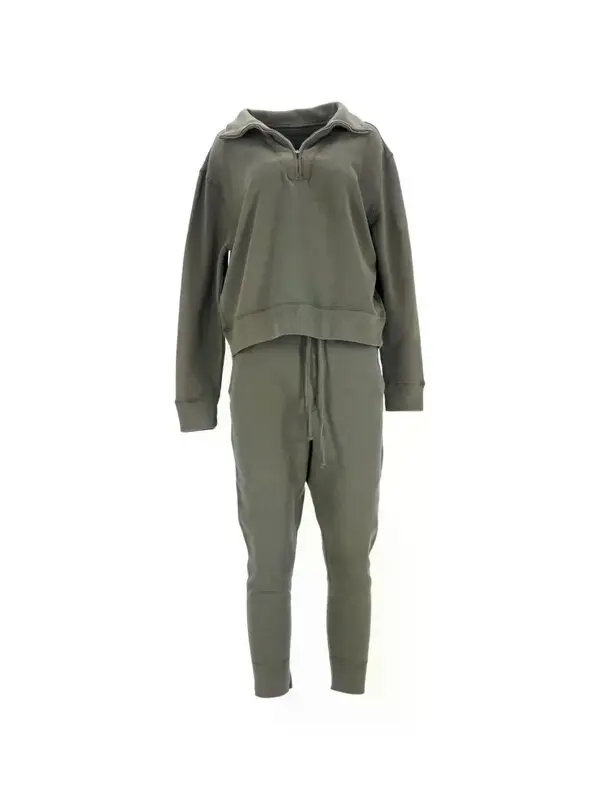 NILI LOTAN Bentley Cotton Tracksuit - Green
