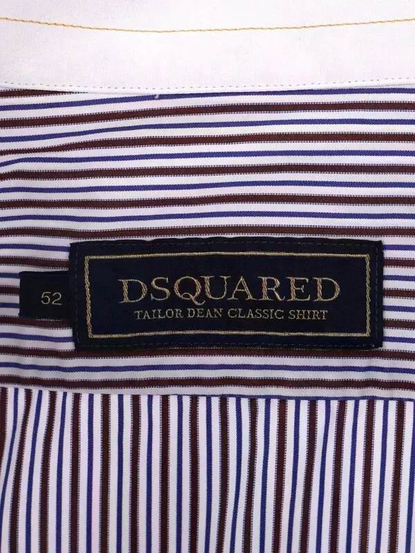 Dsquared2 Striped Cotton Shirt