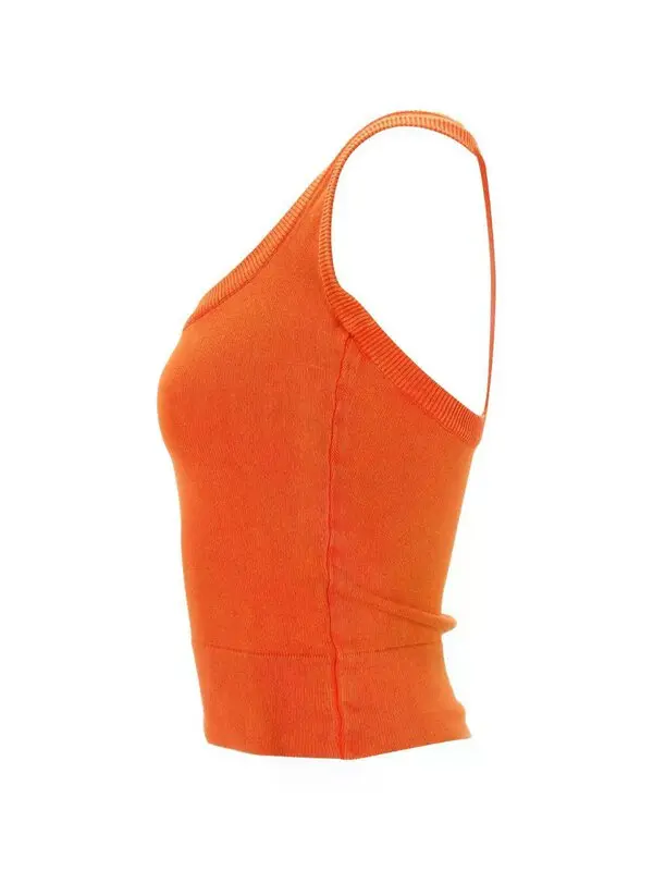 Dsquared2 Cropped Racerback Tank Top