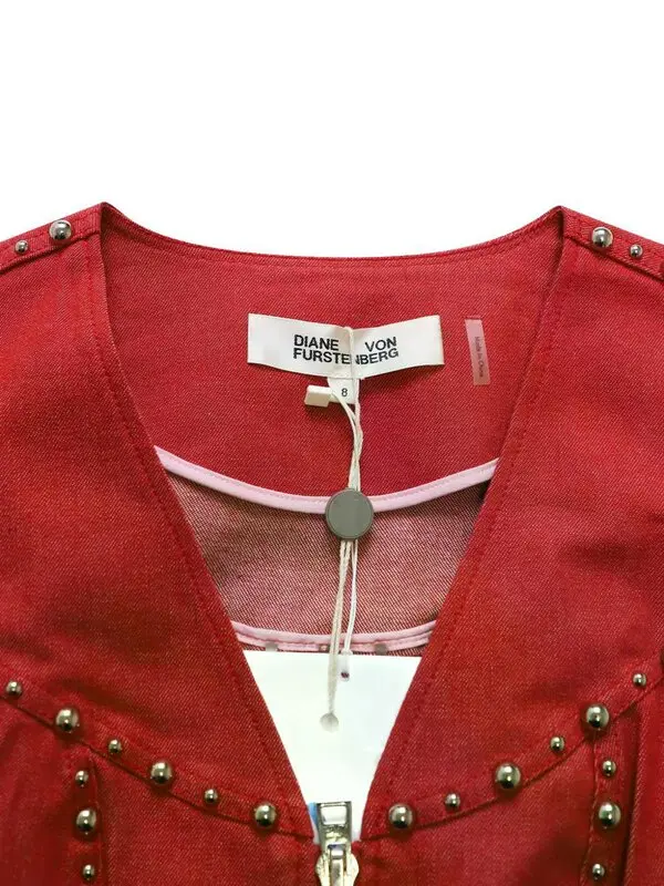 Diane Von Furstenberg Studded Mini Dress