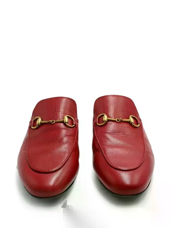 Gucci Horsebit Leather Mules