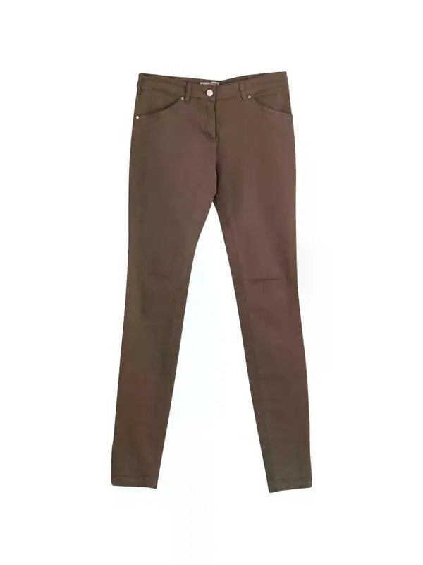 Balenciaga Skinny Cotton Jeans - Brown