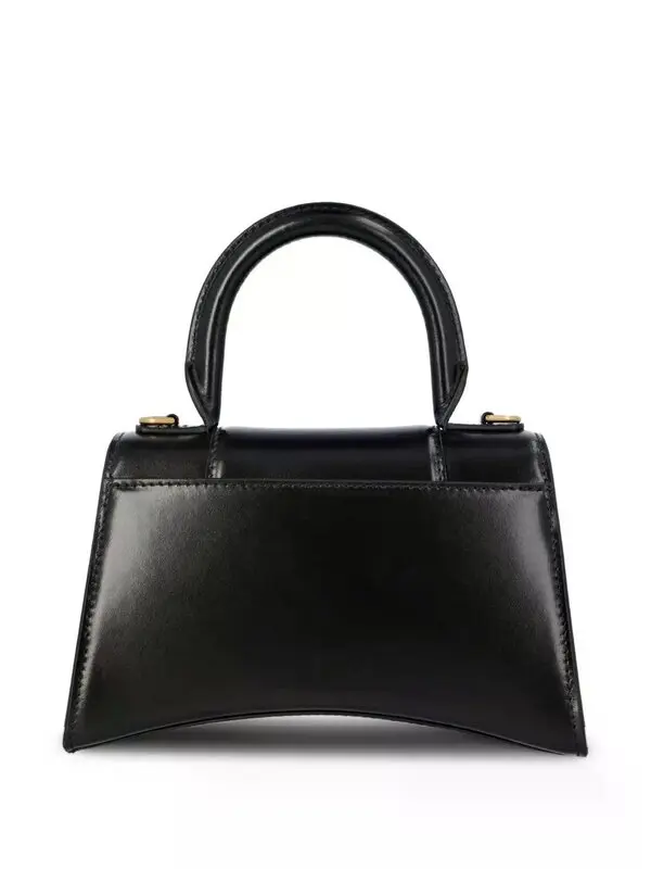 Balenciaga Xs Hourglass Tote - Black